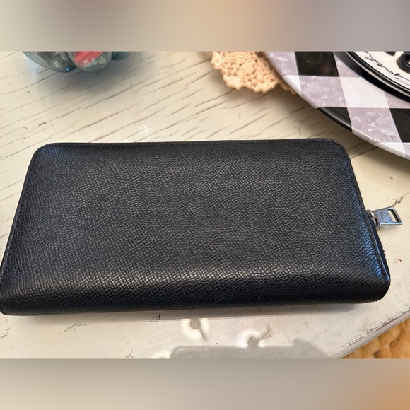 Coach | Accessories | Coach Long Black Leather Wallet | Poshmark